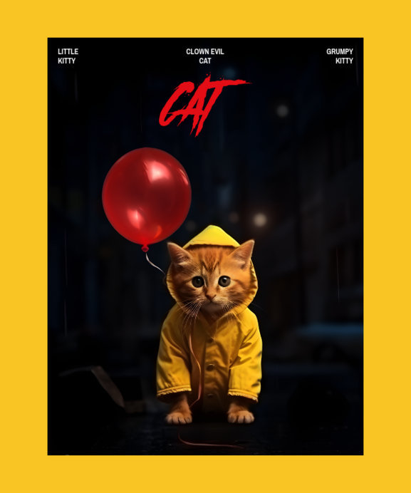 Placeit - IT-Inspired T-Shirt Design Creator Featuring an AI-Generated Cat