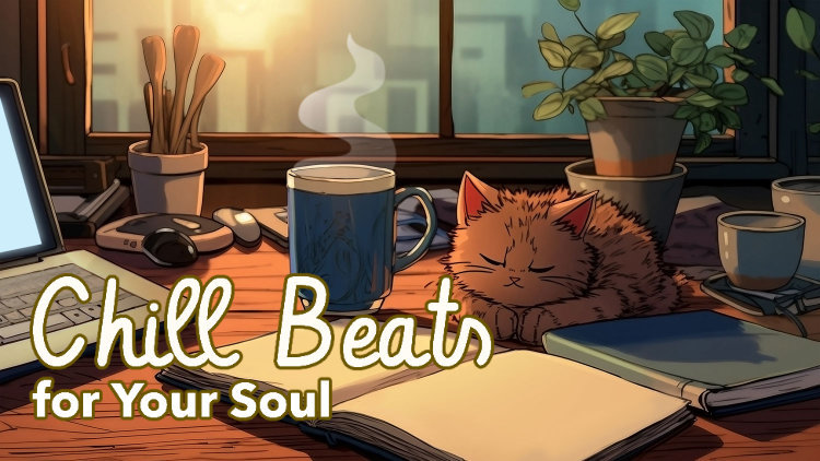 Placeit - Chill Beats YouTube Thumbnail Design Maker Featuring a Lo-Fi ...