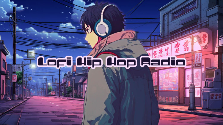 Placeit - YouTube Thumbnail Generator for a LoFi Hip Hop Radio Channel ...