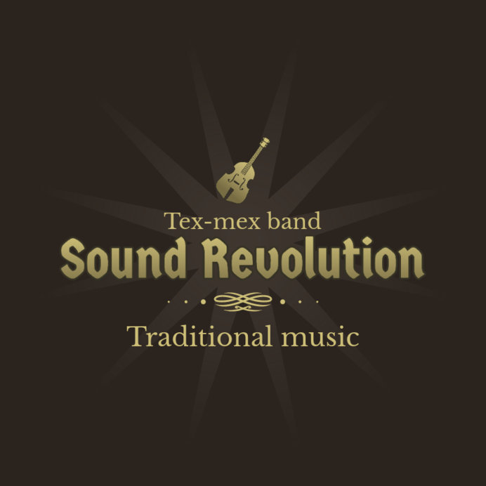 Placeit - Traditional Music Logo Generator for a Tex-Mex Regional Band