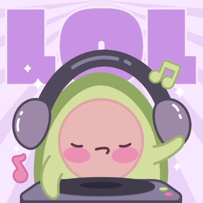 Placeit - Twitch Emote Design Generator Featuring a DJ Avocado Character