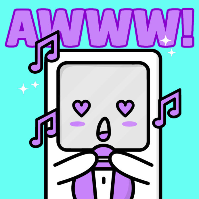 Placeit - Twitch Emote Generator Featuring a Cute Music Player ...