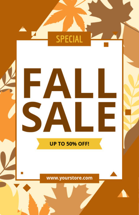 Placeit - Sale Flyer Maker with Fall Theme