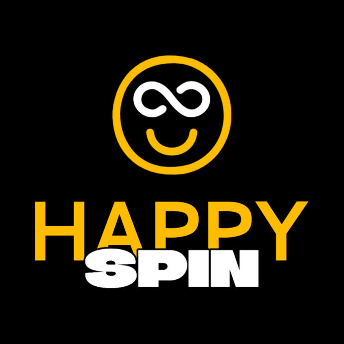 Placeit - Spinning Studio Logo Template with an Abstract Smiling Face