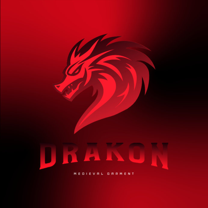 Placeit - Medieval Logo Maker Featuring a Dragon Illustration for a ...