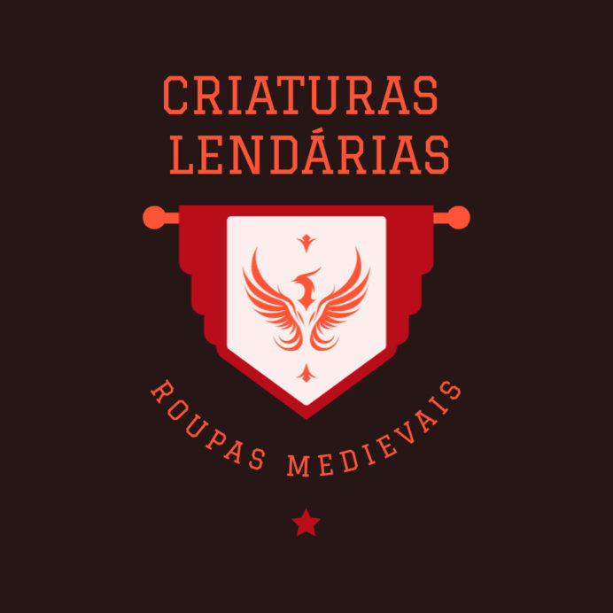 Placeit - Medieval Costumes Store Logo Template Featuring a Flag with a ...