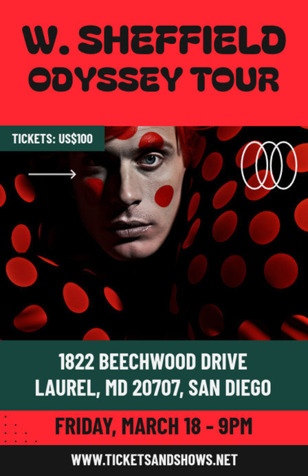 Placeit - Poster Design Template Featuring a Date Event for a Music ...