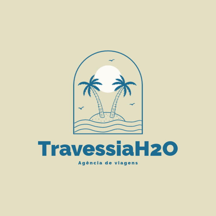 Placeit - Logo Creator for a Travel Agency Featuring a Tropical Island ...