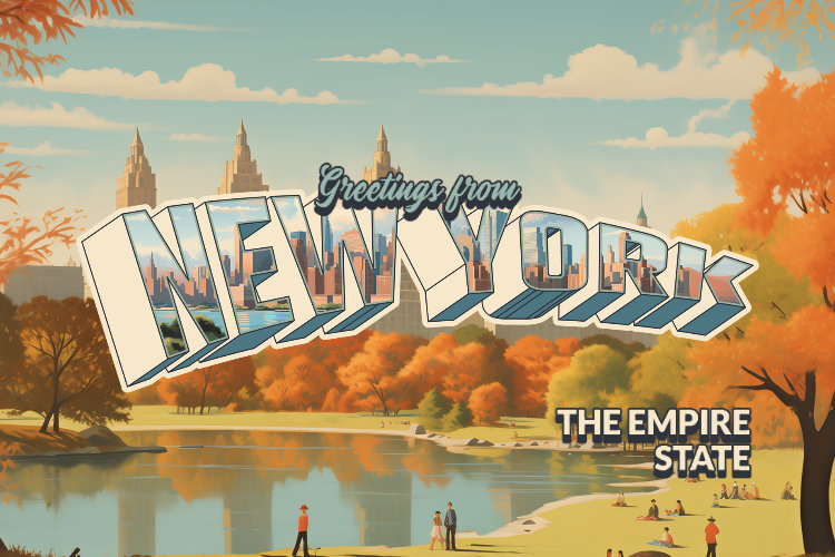 Placeit - Postcard Design Creator Featuring New York's Central Park ...