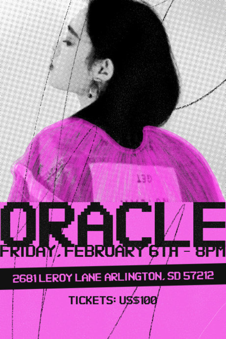 Placeit - Poster Design Maker with 8-bit-Style Fonts to Promote a K-Pop ...