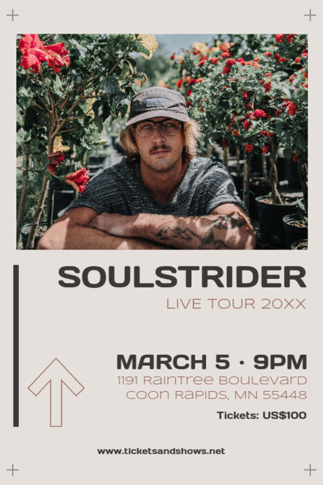 Placeit - Poster Template Featuring a Music Artist Performance Event