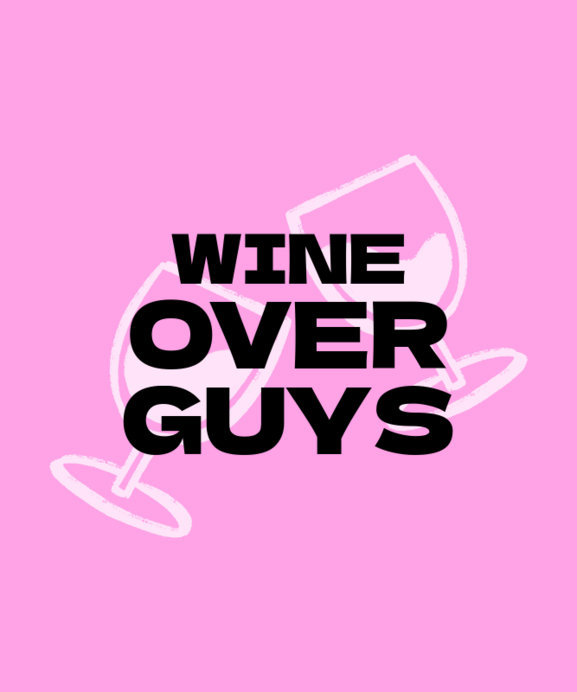 Placeit - T-Shirt Design Template With a Wine Over Guys-Themed Quote