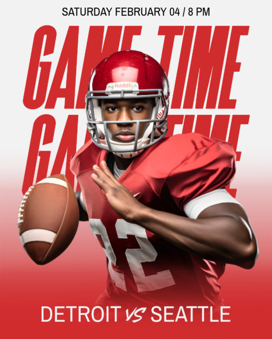 Placeit - Instagram Post Creator with a Quarterback Picture to Promote ...