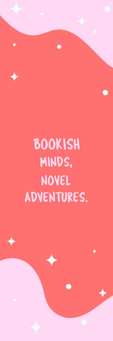 Placeit - Bookmark Design Template Featuring a Quote with Sparkle Graphics