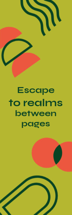 Placeit - Abstract Bookmark Design Template for Reading Enthusiasts