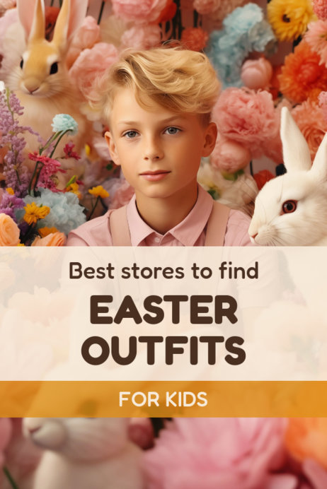 Placeit - Holiday Pinterest Pin Generator Featuring Easter Outfit Ideas ...
