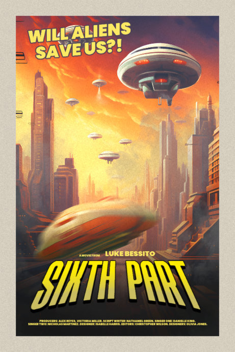 Placeit - Poster Design Generator Featuring Flying Spaceships Inspired ...