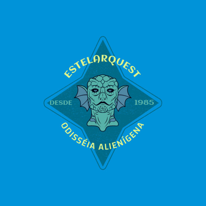 Placeit - Space Encounters Club Logo Maker Featuring an Illustrated ...