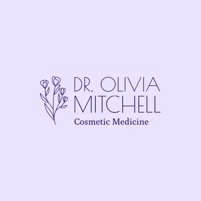 Placeit - Cosmetic Medicine Center Logo Maker Featuring Illustrated Flowers
