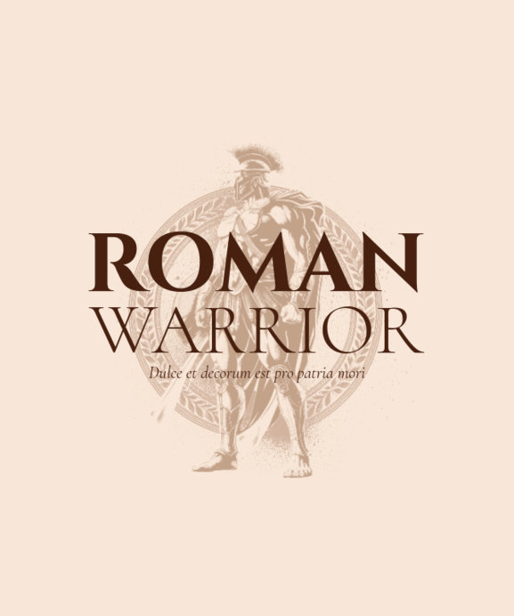 Placeit - Roman Empire-Inspired T-Shirt Design Maker Featuring a Quote ...