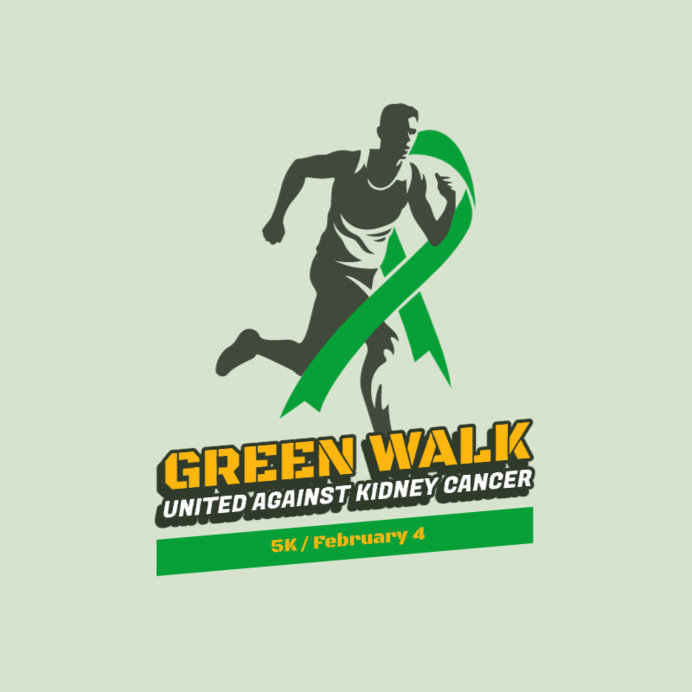 Placeit - Logo Maker with a Runner Silhouette for a Marathon to Fight ...