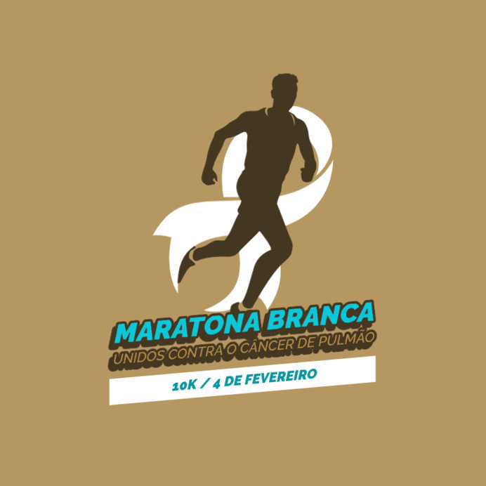 Placeit - Logo Maker for a Cancer Fundraising Marathon with a Ribbon ...