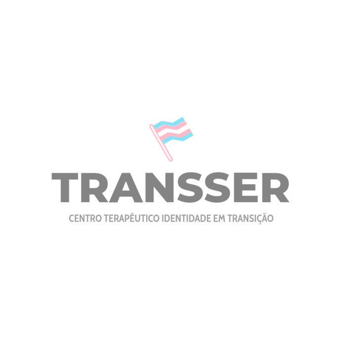 Placeit - Therapeutic Center Logo Template Featuring a Transgender Flag