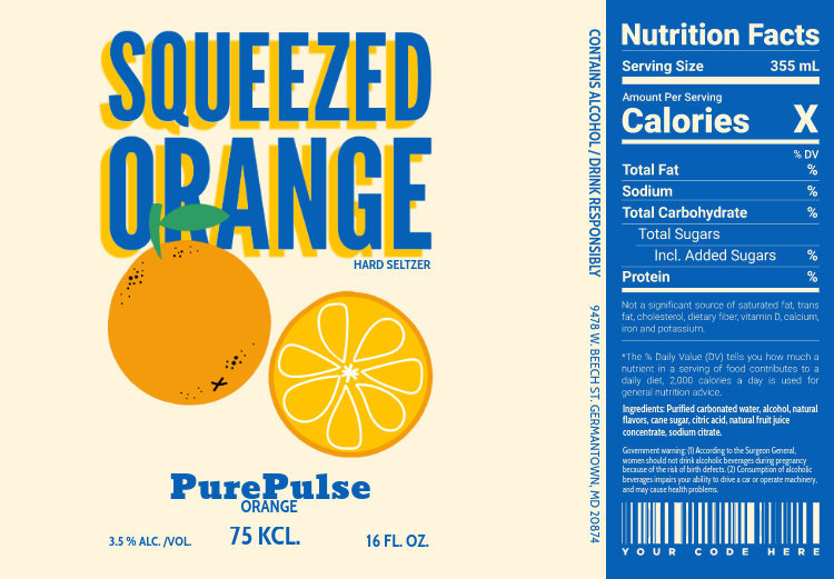 Placeit - Hard Seltzer Label Design Template with AI-Created Sliced ...