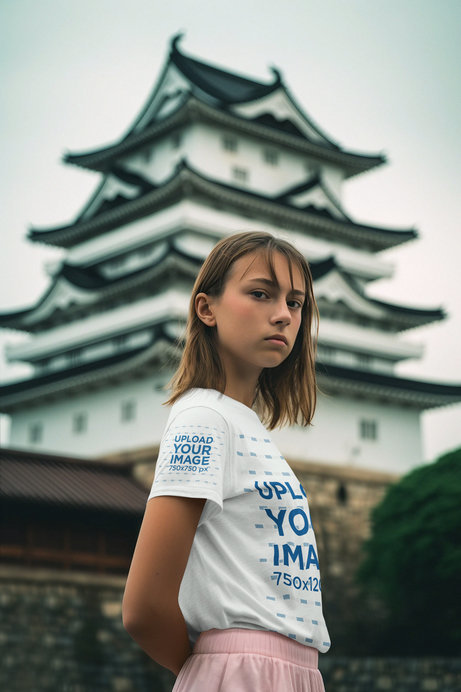 Placeit - Spirited Away-Inspired Mockup of an AI-Created Teenage Girl ...