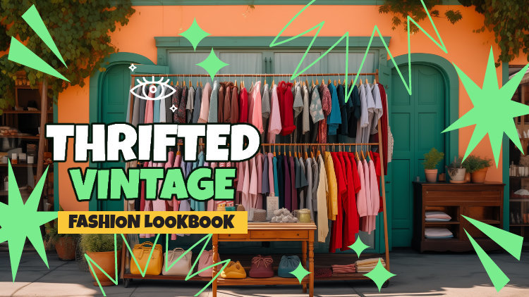 Placeit - YouTube Thumbnail Template for a Thrift Store's Vintage ...
