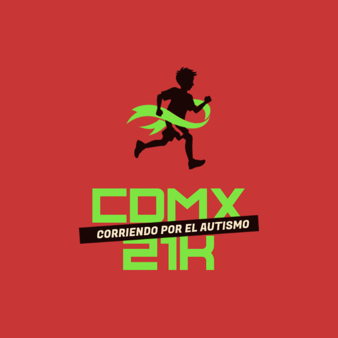 Placeit - Logo Maker with a Running Boy Silhouette for an Autism ...