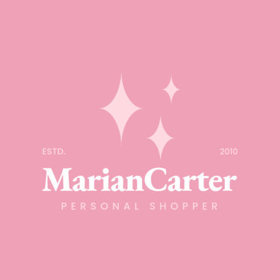 Placeit - Logo Template for a Fashion Personal Shopper With Sparkle ...
