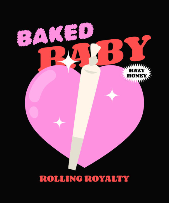 Placeit - T-Shirt Design Maker Featuring a Stoner Girl Theme for 420