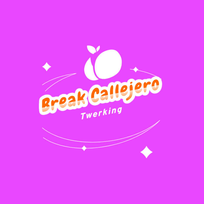 Placeit - Twerking Classes Logo Template Featuring Sparkling Icons