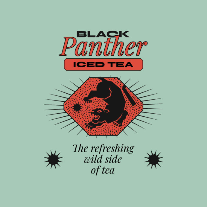 Placeit - Logo Maker for an Artisanal Iced Tea Brand
