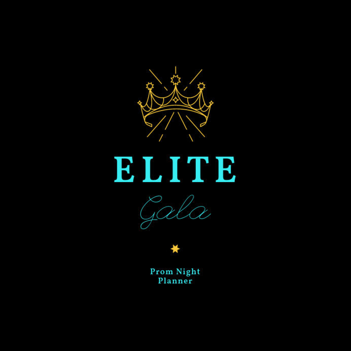 Placeit - Logo Creator With a Crown Icon for a Prom Night Planner