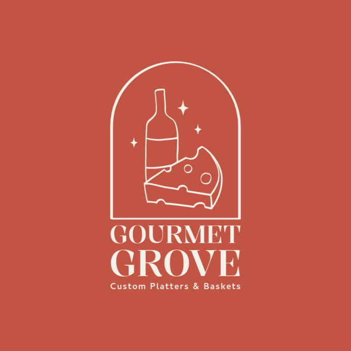 Placeit - Logo Creator for a Custom Cheese Platter Catering Service