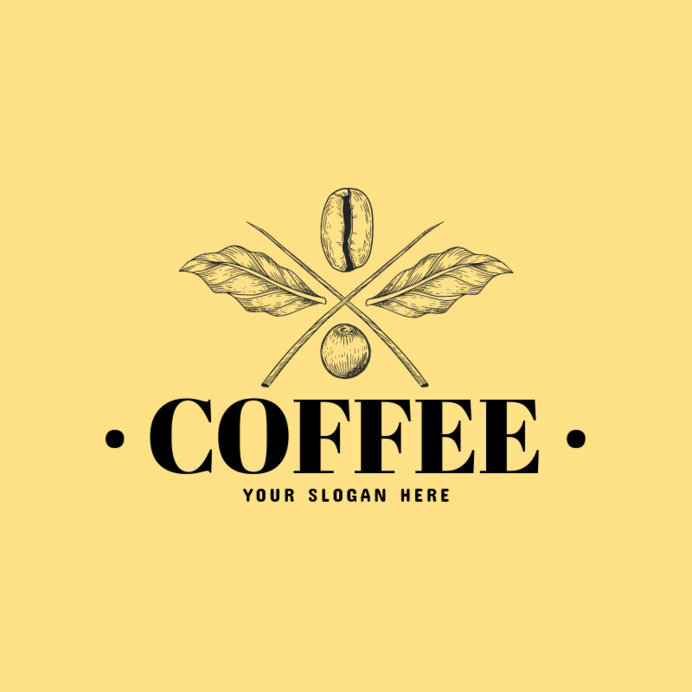 Placeit - Coffee Brand Logo Maker with Coffee Beans Line Art