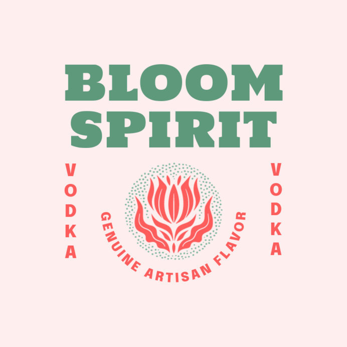 Placeit - Artisanal Logo Maker for an Organic Vodka
