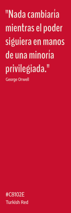 Placeit - Bookmark Design Template With a George Orwell Quote