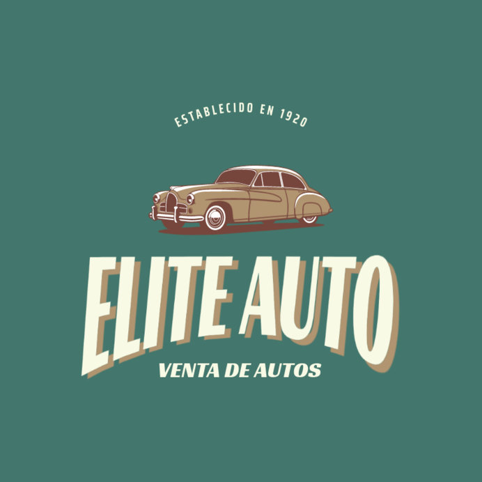Placeit - Logo Creator with a Muscle Car Graphic for an Established ...