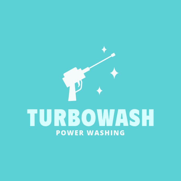 Placeit - Power Washing Logo Generator for a Cleaning Service Provider