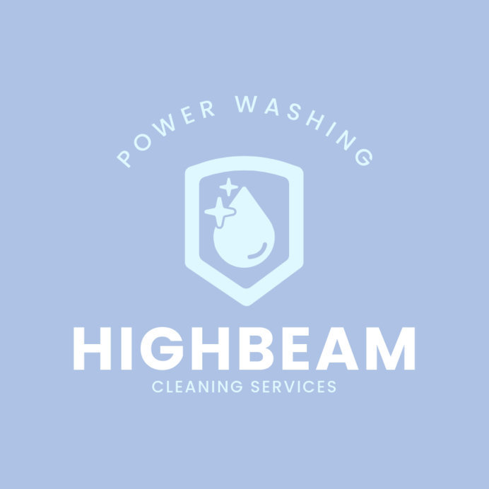 Placeit - Logo Generator Featuring a Badge With a Drop for Cleaning ...