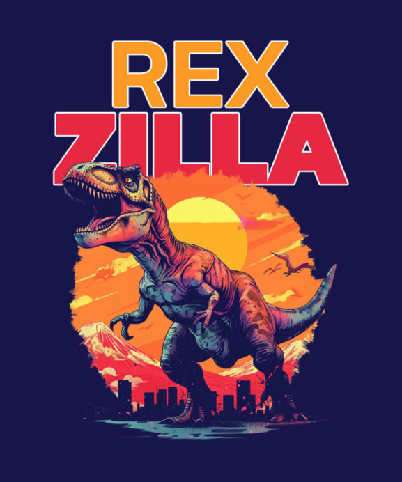 Placeit - Illustrated T-Shirt Design Maker With a T-Rex Graphic ...