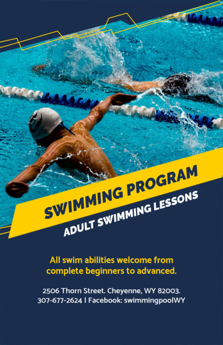 Placeit - Online Flyer Maker for Swim Classes