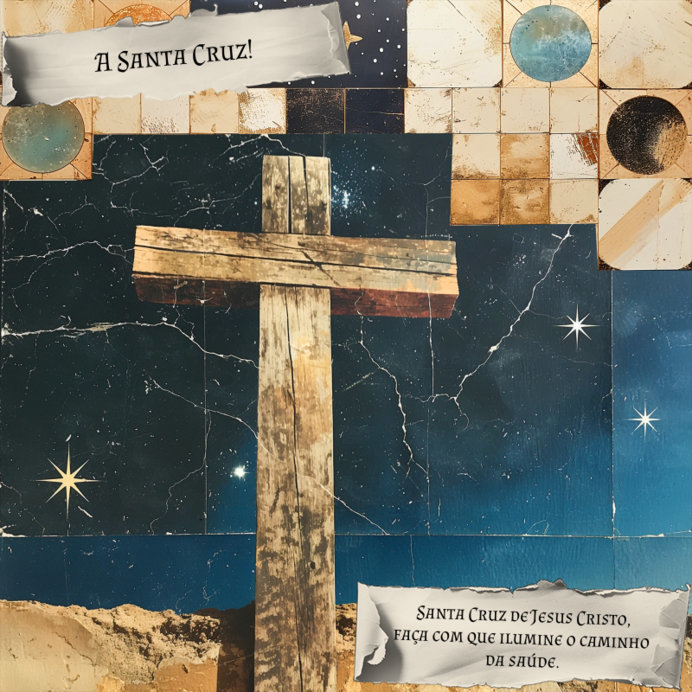 Placeit - Christian Instagram Post Maker Featuring a Holy Cross Theme