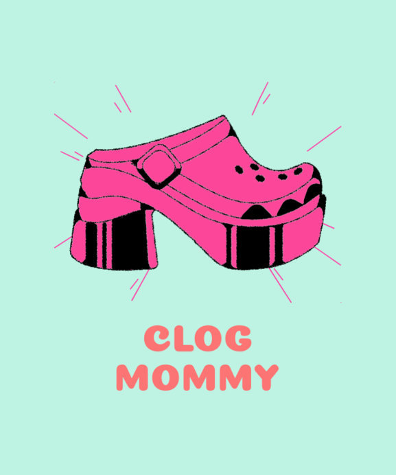 Placeit - T-Shirt Design Creator Featuring a Platform Clog Shoe ...