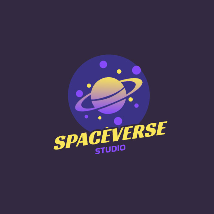 Placeit - Space Content Creation Studio Logo Creator with a Gradient ...