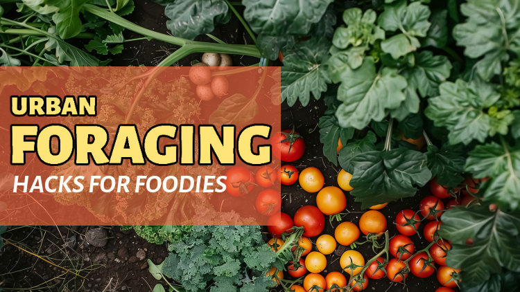 Placeit - YouTube Thumbnail Maker for an Urban Foraging Hacks Vlog