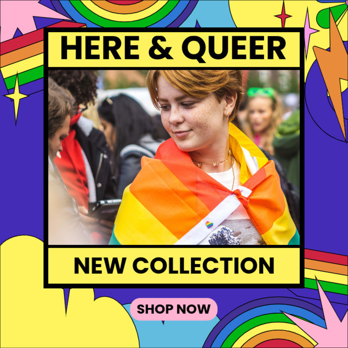 Placeit - Instagram Post Maker for a Pride Month Collection Campaign